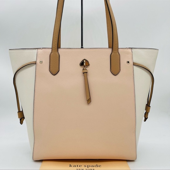 kate spade | Bags | Kate Spade Large Marti Pebbled Leather Tote Bag ...
